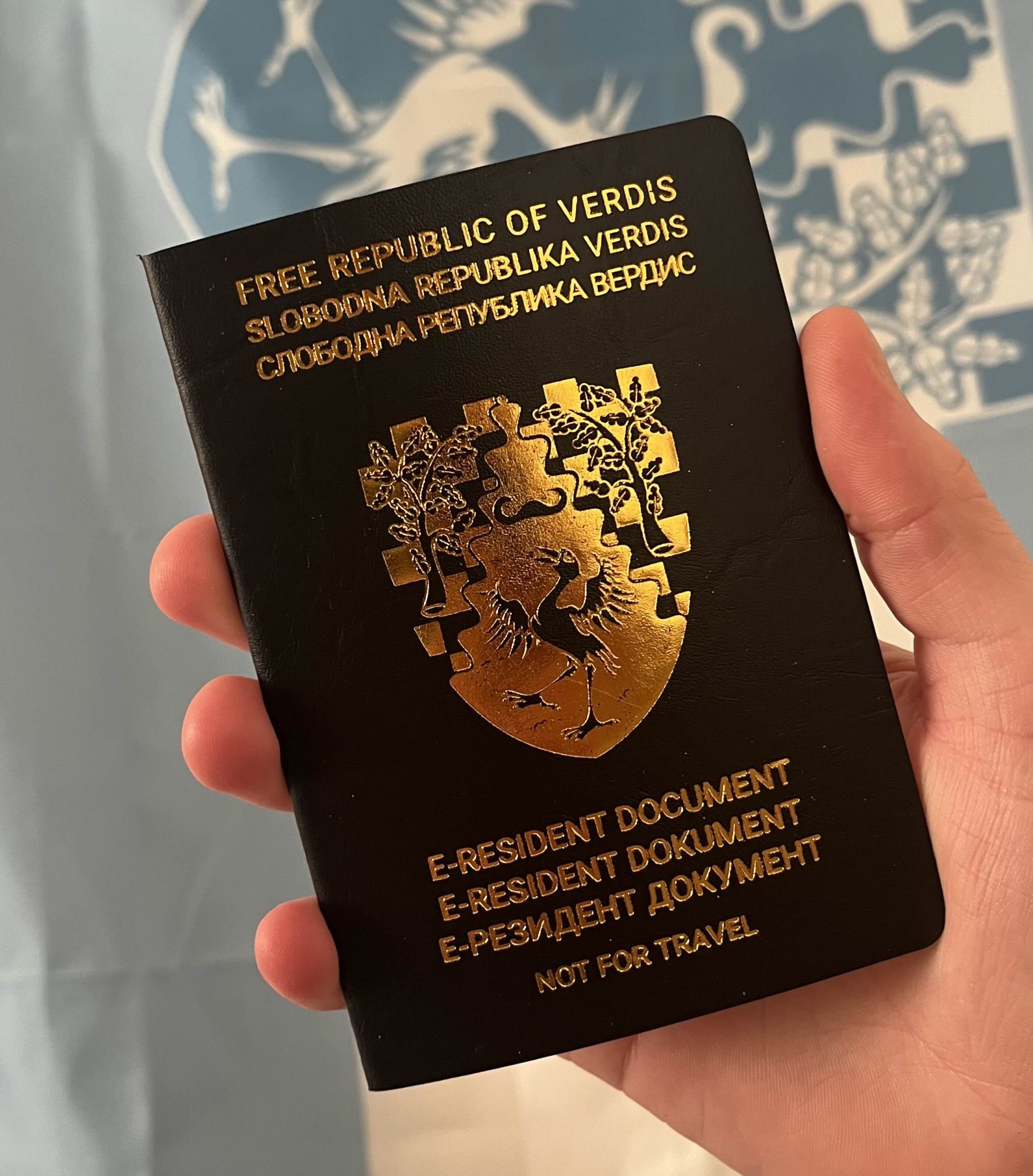 e-Resident document booklets released - Free Republic of Verdis